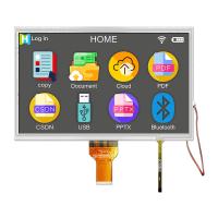 China 10.1 Inch Resistive TFT LCD Display With 1024x600 Resolution for sale