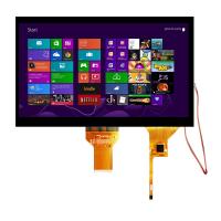 China 10.1 Inch High Brightness TFT LCD With CTP | 1024x600 Resolution LVDS Interface for sale