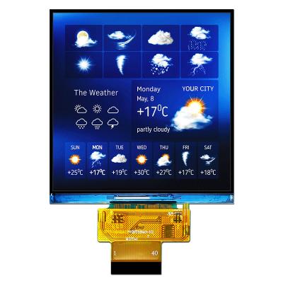 China 4 Inch Square TFT LCD Display 480x480 Resolution With ST7701S for sale