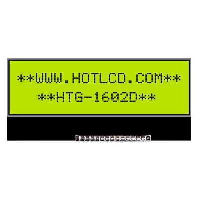 China 2X16 Character COG LCD | FSTN+ Gray Display With No Backlight | ST7032I/HTG1602D for sale