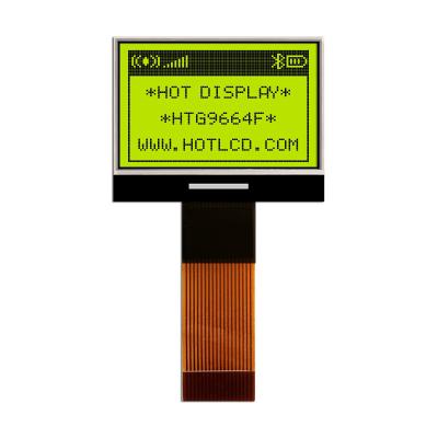 China 96X64 Graphic COG LCD ST7549 | FSTN + Display With WHITE Backlight/HTG9664F for sale