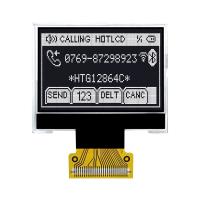 China Durable 128X64 COG LCD Module Graphic ST7565R With White Side Backlight HTG12864C for sale