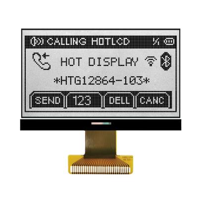 China 128X64 Gray COG LCD Module Graphic 66.52x33.24mm ST7565P HTG12864-103 for sale