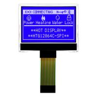 China 128X64 COG LCD Module ST7567 SPI FSTN Display With White Side Backlight HTG12864C-SPI for sale