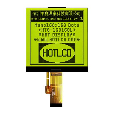 China 160X160 Square COG LCD Module FSTN Display With Side White Backlight HTG160160L for sale