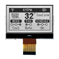 China Multipurpose COG LCD Module Graphic 128X64 ST7565R Negative Transmissive HTG12864 for sale