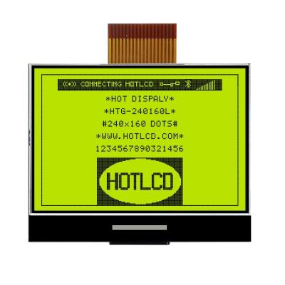 China 18PIN 240x160 COG LCD Module UC1698 With Side White Backlight HTG240160L for sale