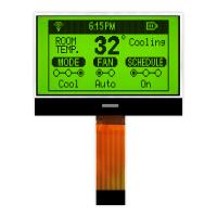 China 128X64 Monochrome COG LCD Module 3.3V MCU8080 ST7567 HTG12864T for sale