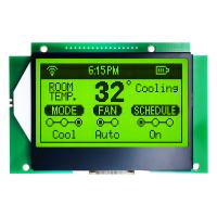 China 128X64 SPI Graphic LCD Display , ST7565R Yellow LCD Graphic 128x64 for sale