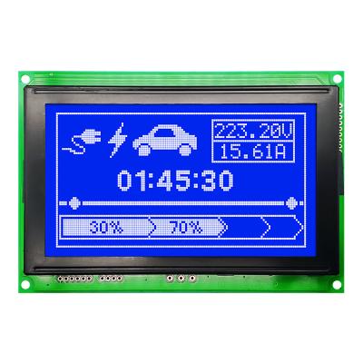 China 128X64 Graphic LCD Module STN Gray Display With White Side Backlight for sale
