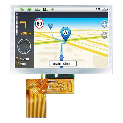 China 5 Inch High-Brightness TFT LCD | 800x480 IPS Display with ST7262 for sale
