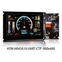 China 4.3 Inch UART Capacitive Touch Screen TFT for sale
