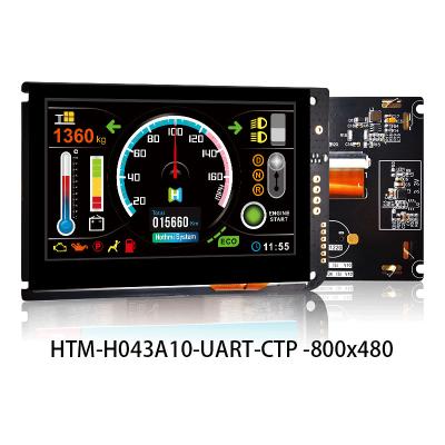 China 4.3 Inch UART Capacitive Touch Screen TFT for sale