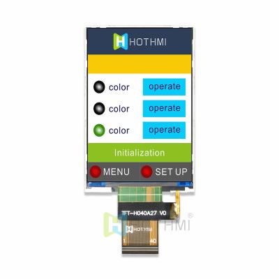 China 4.0 inch TFT LCD DISPLAY SPI 320x480px With ST7365 Controller for sale
