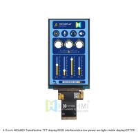 China 4 Inch Transflective TFT LCD Display - 480x800 Resolution - ST7701 Controller for sale