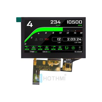 China 4.3 Inch TFT LCD Display Module | Capacitive Touch Panel | Optical Bonding for sale