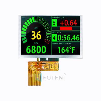 China 5 Inch High-Brightness TFT LCD | 800x480 IPS Display with ST7262 for sale