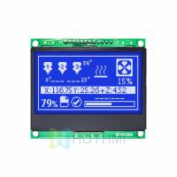 China 3.0 inch LCD 128x64 Blue Graphic LCD Display | STN Negative Display | White Backlight | ST7565R | SPI arduino for sale