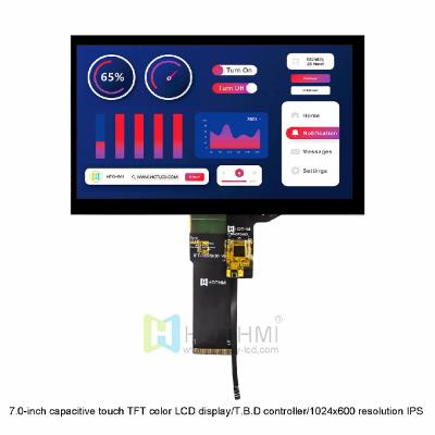China 7 Inch 1024x600 Capacitive Touchscreen TFT LCD Display for sale