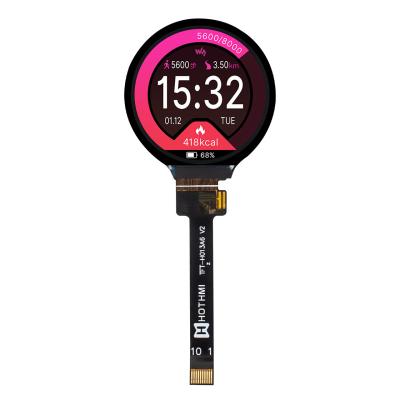 China 1.3 Inch Round TFT LCD Display | 240x240 Resolution | GC9A01 Driver for sale