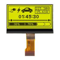 China COG LCD Display 128x64 | 128*64 STN+ Yellow Green LCD 5.0V Suitable for instrumentation for sale