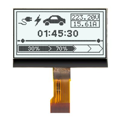 China COG LCD display module | 128x64 FSTN+ LCD Display | Gray text on white background for sale
