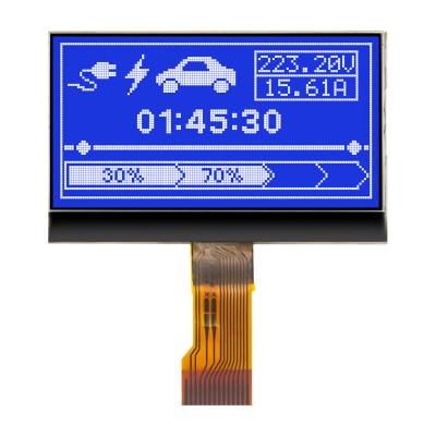 China COG LCD Panel 128x64 | 12864 STN- blue LCD Display 5.0V for sale