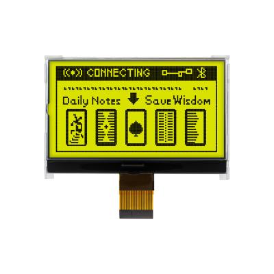 China 3.1 inch 128x64 Graphic COG LCD STN+ Display with Side Y/G Backlight 3.3V lcd module Wide temperature for sale