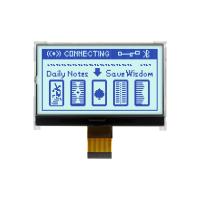 China COG LCD Display 12864 White and blue dot matrix high definition display 3.3V Suitable for instrumentation Wide temperature HTG12864-125-11W for sale
