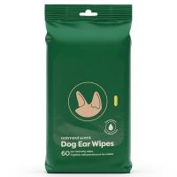 China 100% Biodegradable Pet Wet Wipes 12.7x12.7cm 60-Pack Plant Based Dog Grooming Wipes for sale