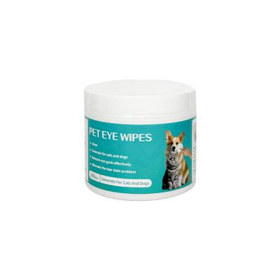 China Coconut Oil Pet Eye Cleaning Wipes 5.5x5.5cm for Dogs & Cats - 100pcs Nonwoven Grooming Wipes for sale