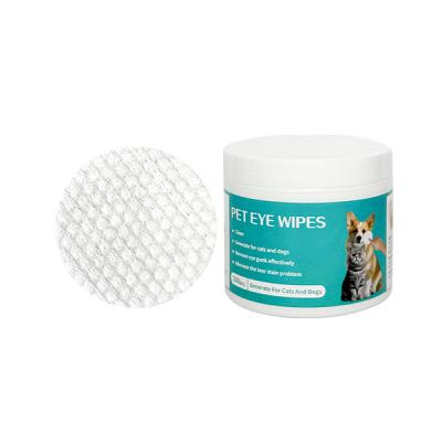 China Customizable 100-Pack Hypoallergenic Pet Eye Wipes 5.5x5.5cm with Coconut Oil for Dogs and Cats for sale
