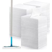 China White Disposable Dry Duster Cloths 10.4x8.0 Inch for Swiffer Sweeper - 100pcs/Bag Bulk Pack for sale