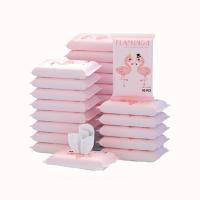 China 14x15cm Baby Wet Wipes with 40-100gsm Spunlace Fabric for Hand and Face Sanitizing for sale