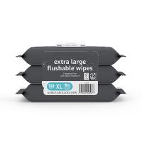 China FSC Certified Flushable Wet Tissue 17.2x13.4cm 60-Pack Plastic-Free for Sensitive Skin for sale