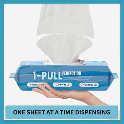China New Design Easy Draw Point Break Wet Toilet Paper for sale
