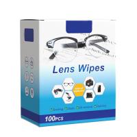 China Wholesale 100pcs/Box Alcohol-Free Lens Wipes 6x12cm | Customizable OEM Solutions for Optical Cleaning for sale