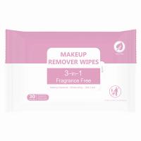 China Wholesale 16.5x18.5cm Hydrating Makeup Remover Wipes with Coconut Oil, Aloe Vera, Vitamin E, and Hyaluronic Acid - 40-90g Plant Fiber for sale