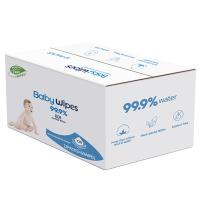 China Wholesale 12 Packs 720 Pieces 100% Biodegradable Water Baby Wipes 168x178mm for sale