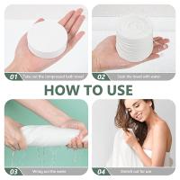 China Wholesale 5-Piece Magic Compression Towels 30×60cm & 70×140cm Sizes | 100% Viscose Material | Custom Logo Packaging for sale