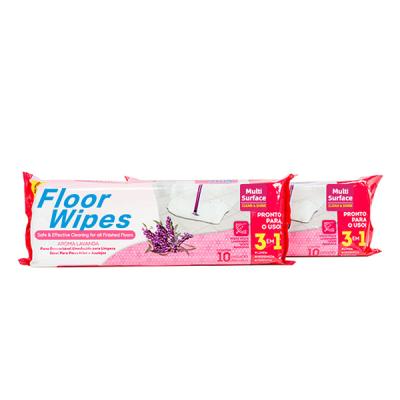 China Customizable 10pcs Extra Thick Disposable Floor Cleaning wipes for sale