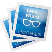 China Custom Portable individually packaged lens cleaning wipes for eyeglasses for sale