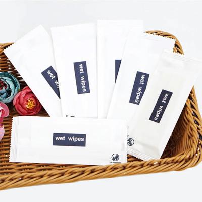 China Custom Individually Wrapped Single Wipes 15x20cm for Aviation Restaurant Brand Promotion OEM for sale