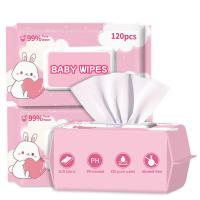 China Baby Wipes 120pcs/Bag | Ultra-Soft Gentle Cleansing for Newborn & Sensitive Skin for sale
