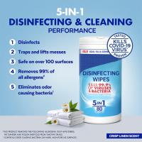 China Custom 80sheet Large-Size Dye-Free and Bleach-Free Multi-Purpose Cleaning Disinfecting Wipes for Cleaning for sale