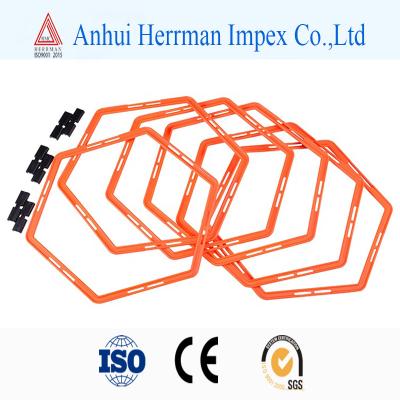 China PP Hexagon Agility Rings For Soccer Basketball Training Sports Equipment for sale