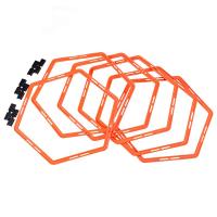 China PP Hexagon Agility Rings For Soccer Basketball Training Sports Equipment for sale