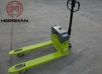 China Lead Battery Semi Electric Pallet Truck Capacity 2000kg With PU Wheel for sale