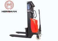 China Nylon Wheel Semi Electric Pallet Stacker 1 Ton - 2 Tons 1.6M - 3.5M for sale