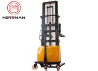 China Nylon Wheel Semi Electric Pallet Stacker 1 Ton - 2 Tons 1.6M - 3.5M for sale